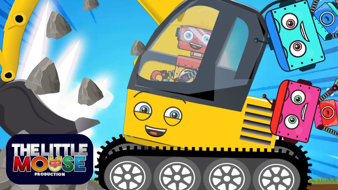 👷💪🚜🏗️ Let's Dig! Excavator Song + More🏗️🚜💪👷 | Compilation | The Little ...
