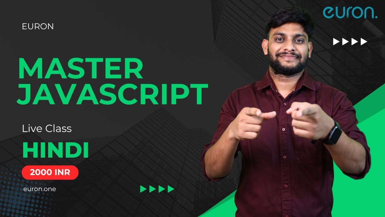 Master Javascript | Live Course Launch | Hindi - YouTube