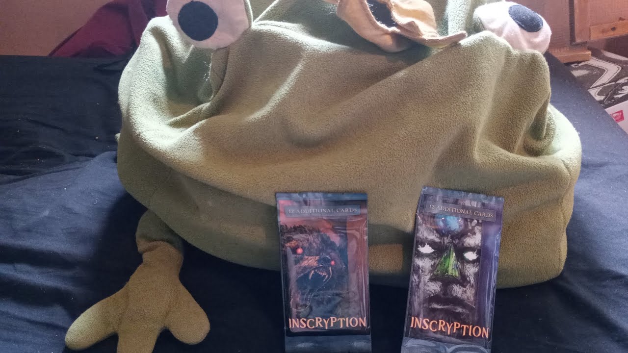 Slightly scuffed Inscryption pack opening (featuring King Frog!) *Can ...