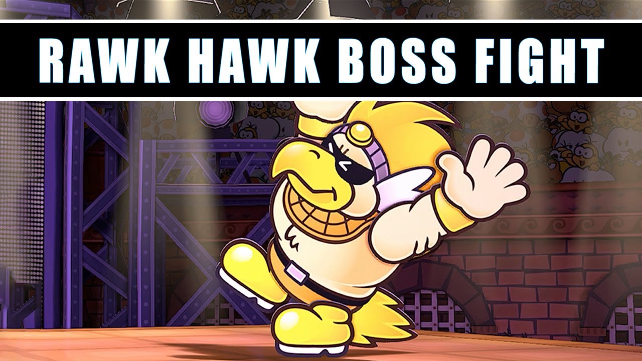 Paper Mario The Thousand Year Door Rawk Hawk boss fight - How to beat ...