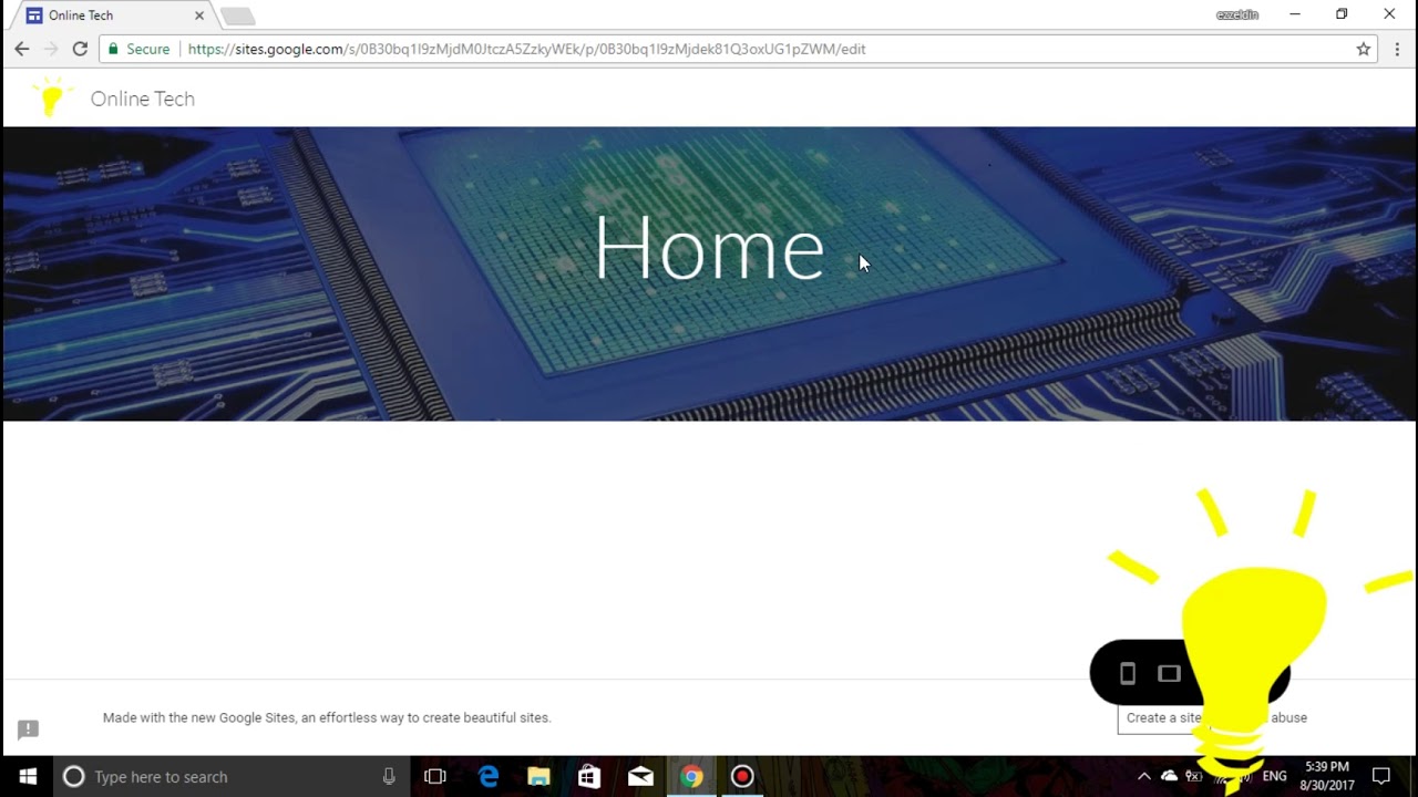 How to make a website on new google sites 2017 - How to use new google ...