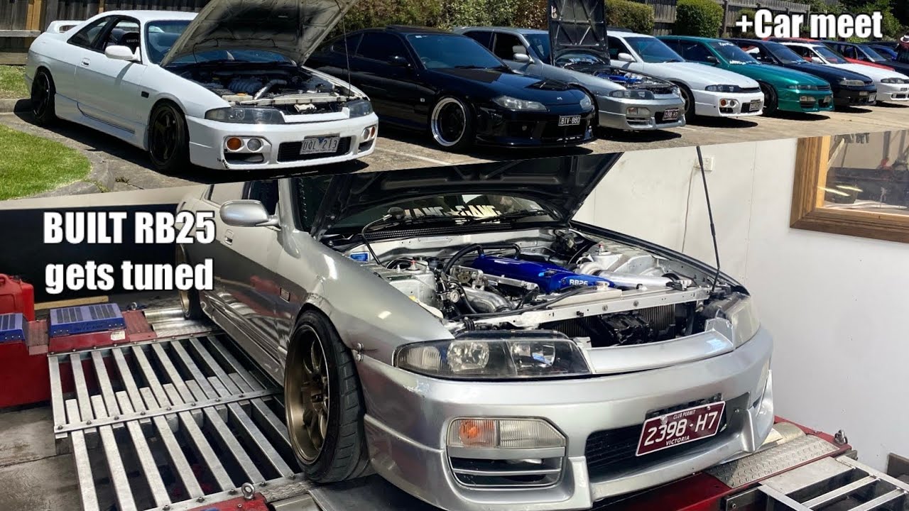 Forged ITB RB25 - Hits the dyno for the first time! - YouTube