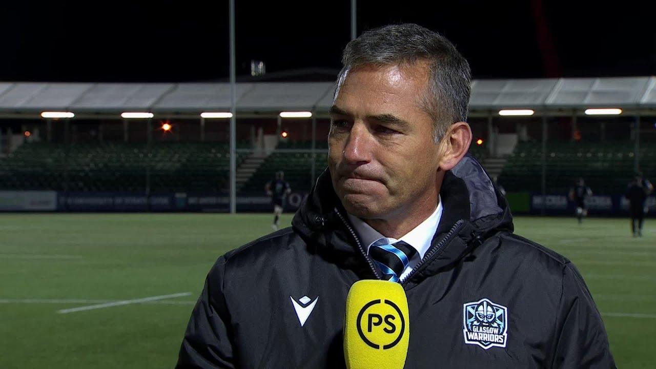 Glasgow Warriors coach Franco Smith reacts to win over Vodacom Bulls ...