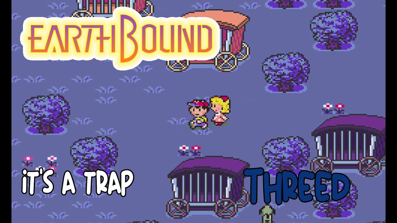 Chapter 3-1 Zombie Ghost town Threed and a trap EarthBound Playthrough ...