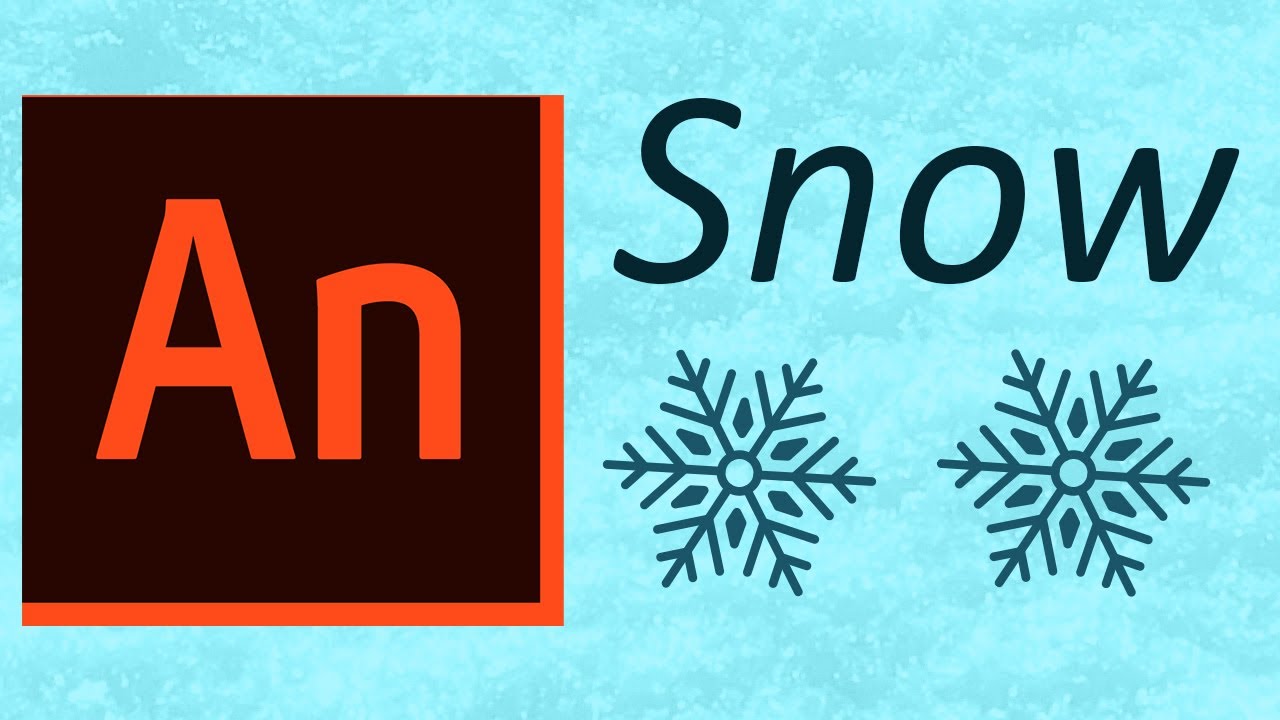 How to create snow in Adobe Animate CC 2020 tutorial. HTML5 canvas ...