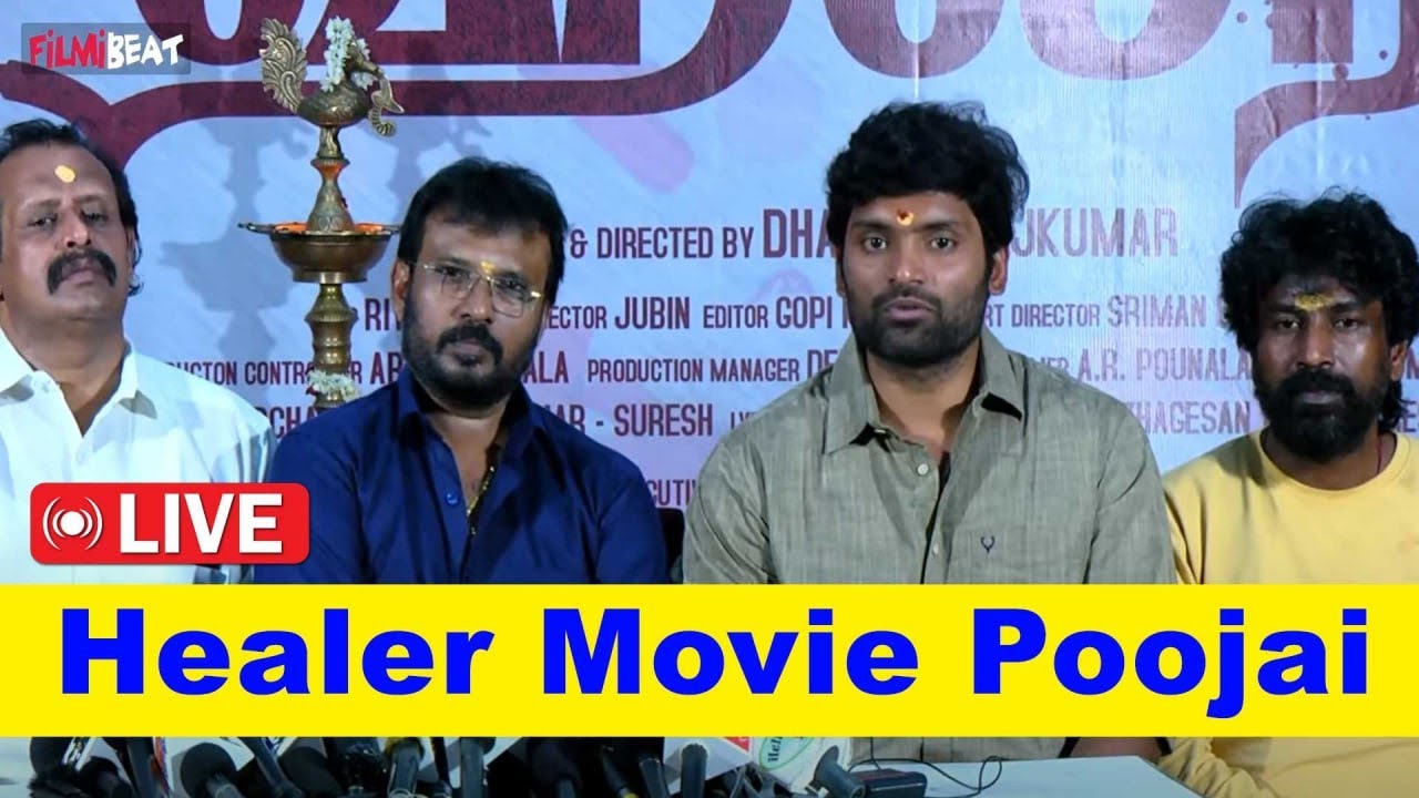 Healer Movie Poojai | Perarasu | Cool Suresh | Kaathu Karuppu Kalai ...