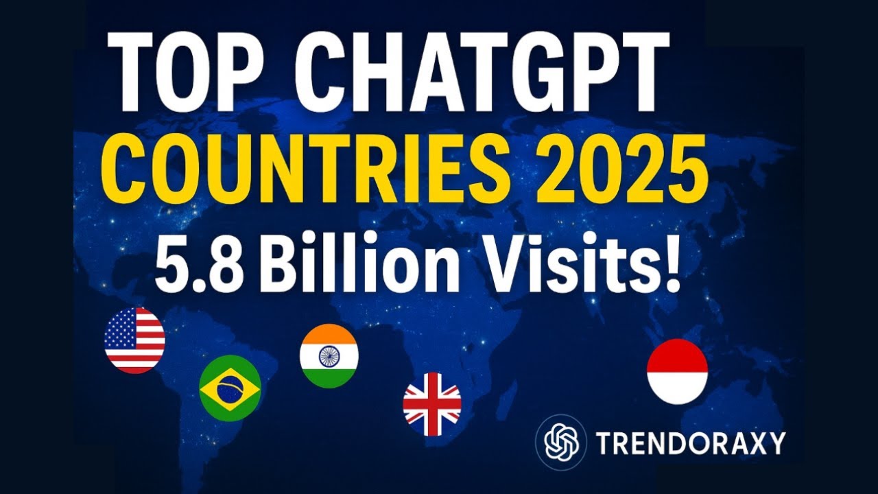 Top Countries Using ChatGPT in 2025 – See the Full Global Traffic Stats ...