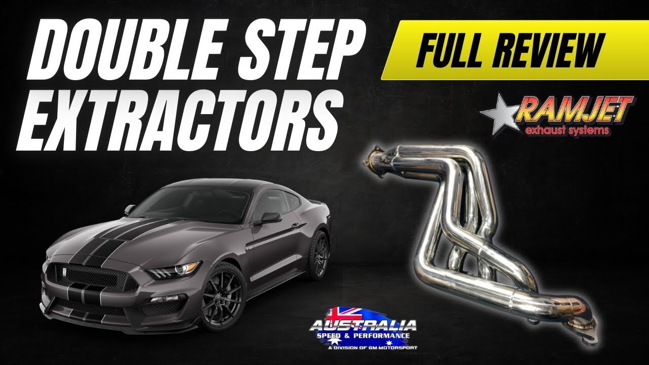 Ramjet Mustang Double Stepped Headers- Australia - YouTube