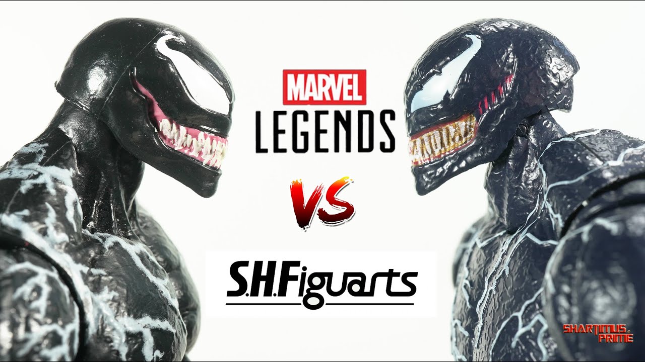 Marvel Legends Venom VS SH Figuarts Venom Marvel Action Figure ...