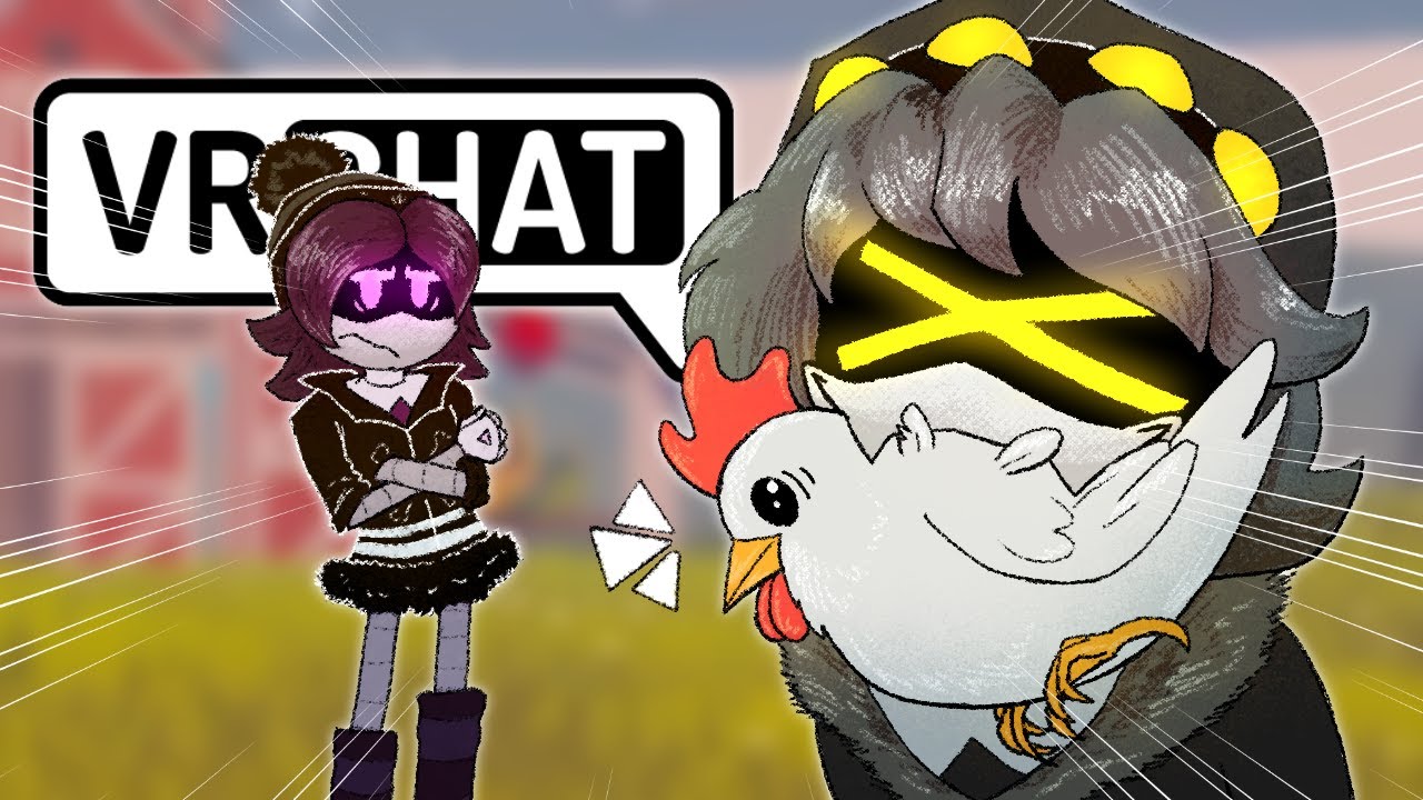 N Eats Uzi's Chicken Army in VRChat! - YouTube