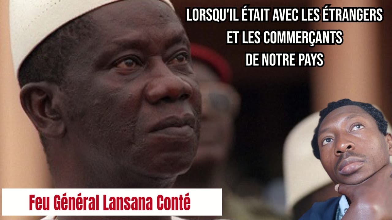 Feu Général Lansana Conté lorsqu'il était avec les étrangers et les ...