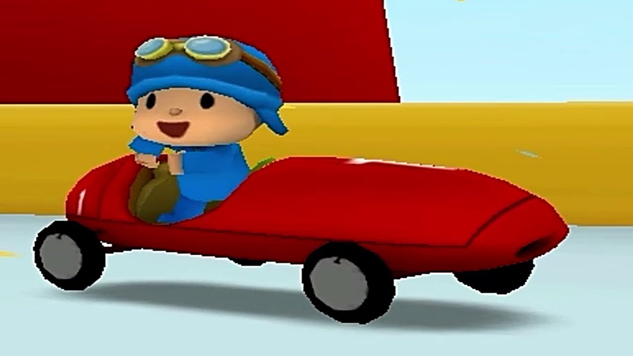 Pocoyo Racing Car Race - YouTube