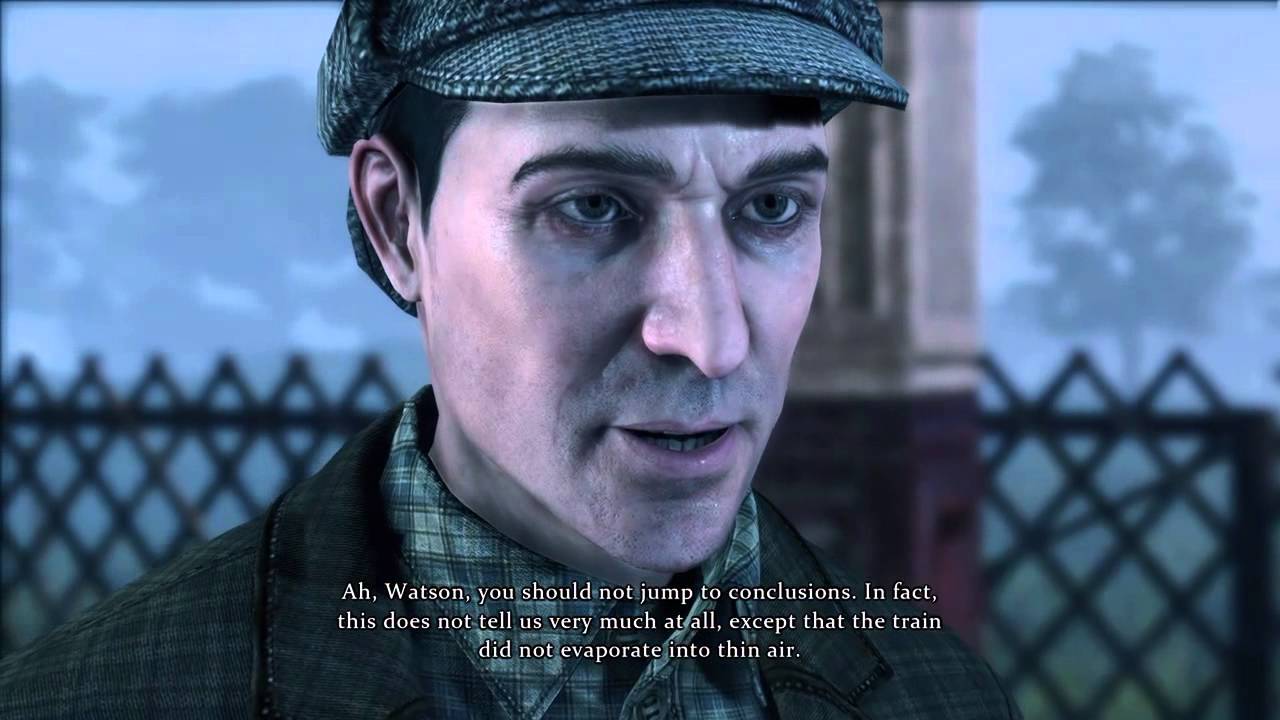 Crimes & Punishments Sherlock Holmes 'Fake Train experiment' -PS4 - YouTube
