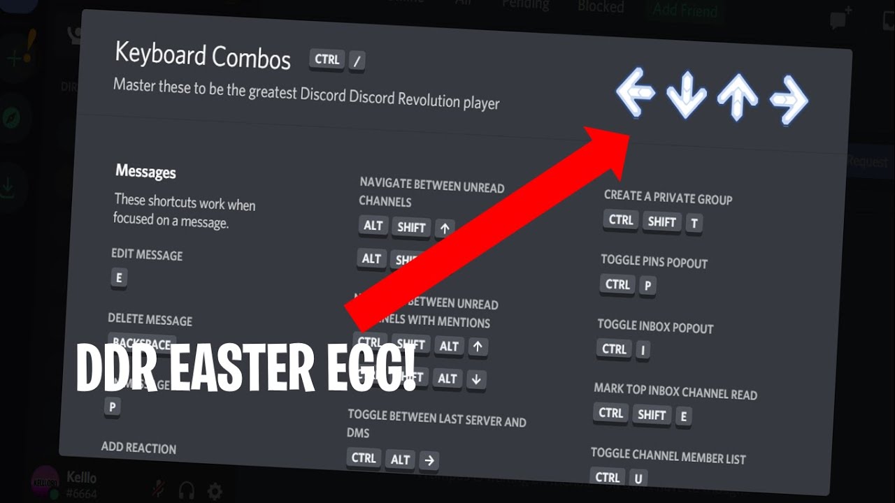 Dance Dance Revolution Discord Easter EGG! - YouTube