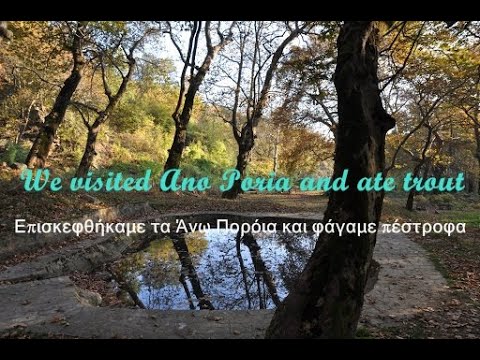 Επισκεφθήκαμε τα Άνω Πορόια και φάγαμε πέστροφα- We visited Ano Poria ...