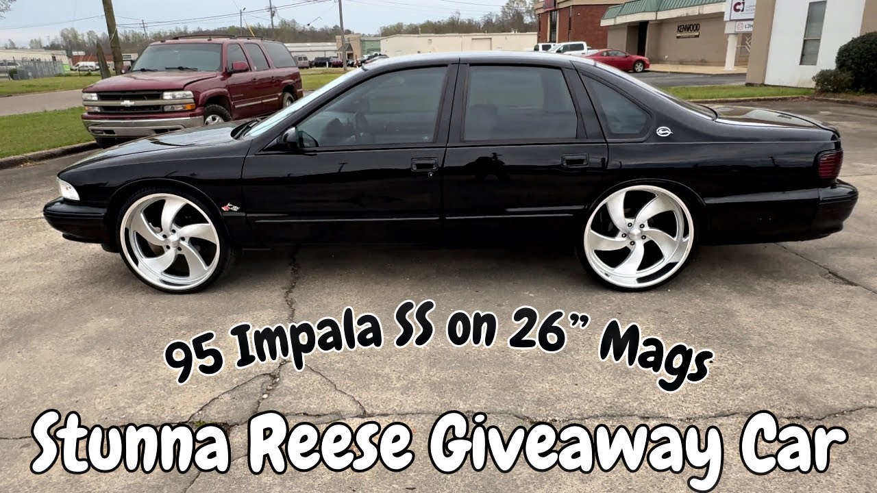 95 Impala SS on 26” Mags : The WINNER of STUNNA REESE GIVEAWAY - YouTube