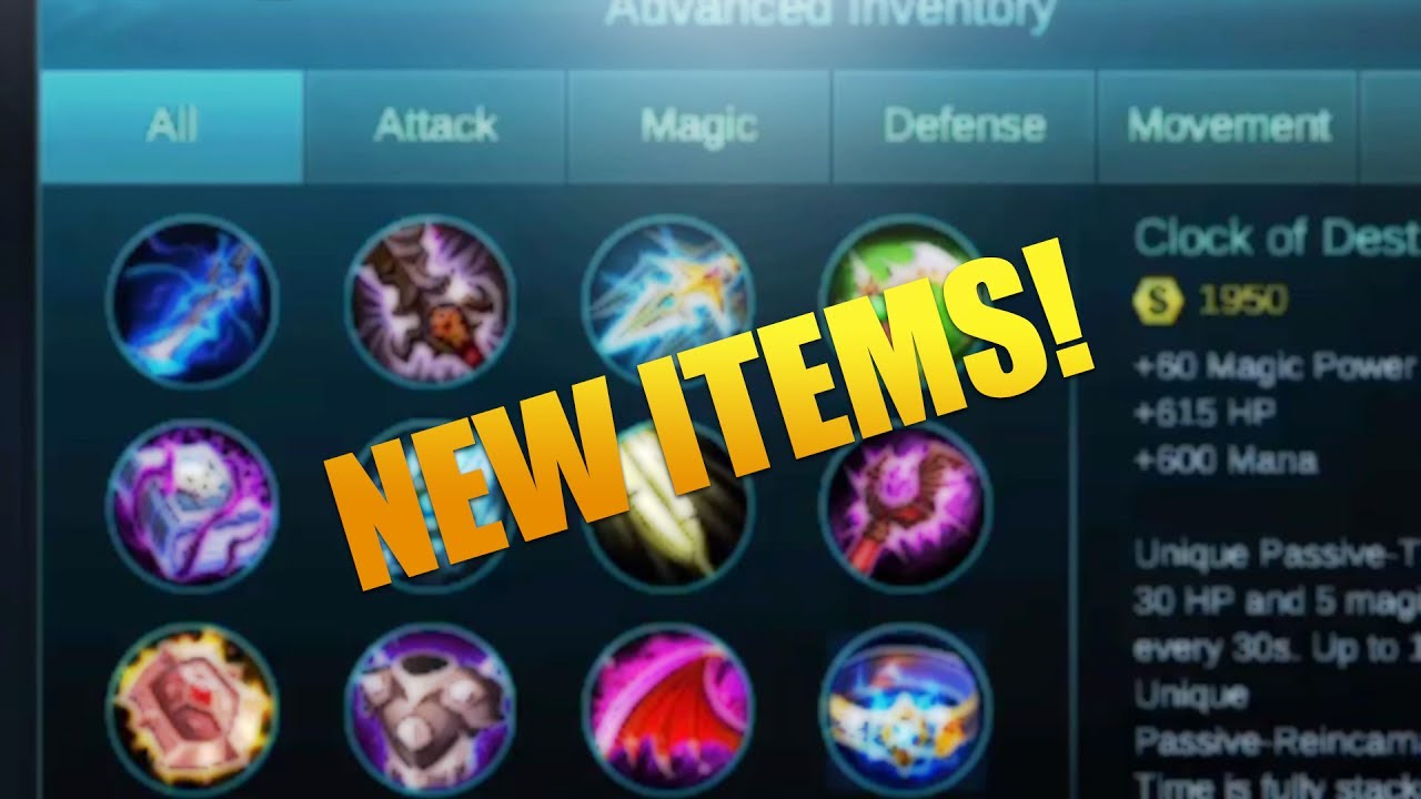 NEW ITEMS BREAKDOWN! (Mobile Legends) - YouTube