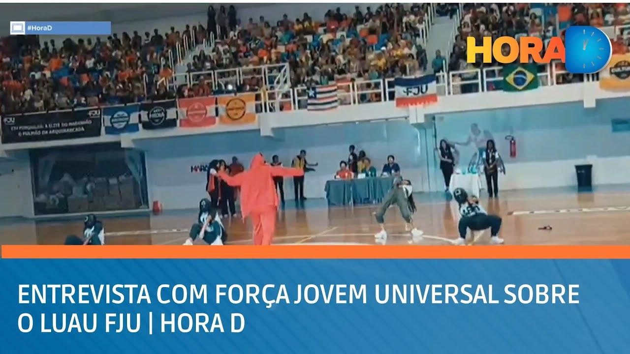 Entrevista com Força Jovem Universal sobre o Luau FJU | HORA D - YouTube