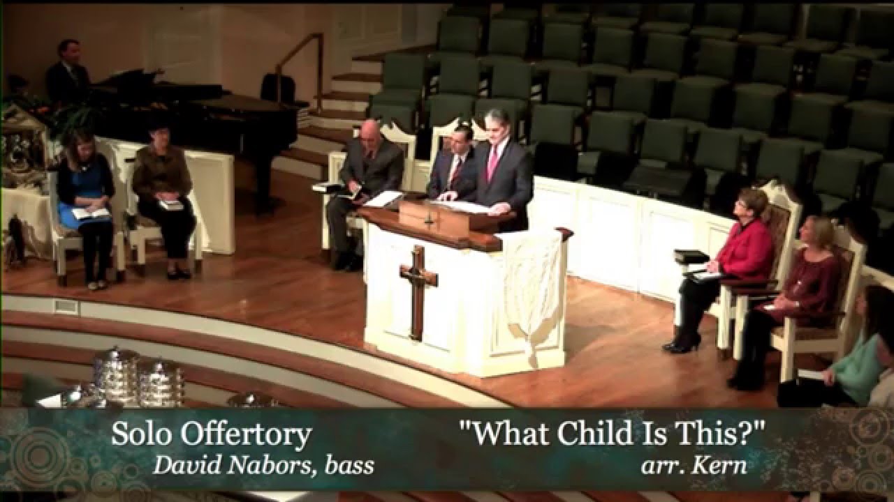 "What Child is This?" David Nabors at Wilshire - YouTube