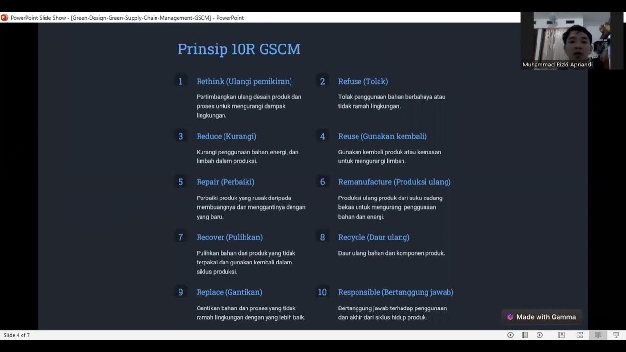 Desain Green Supply Chain Management (GSCM) #Assesment 3 - YouTube
