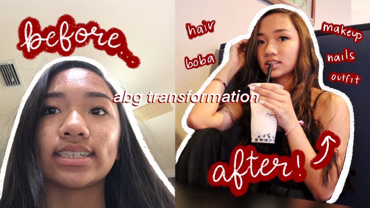 transforming myself into an ABG (Asian Baby Girl) hair, makeup, outfit ...