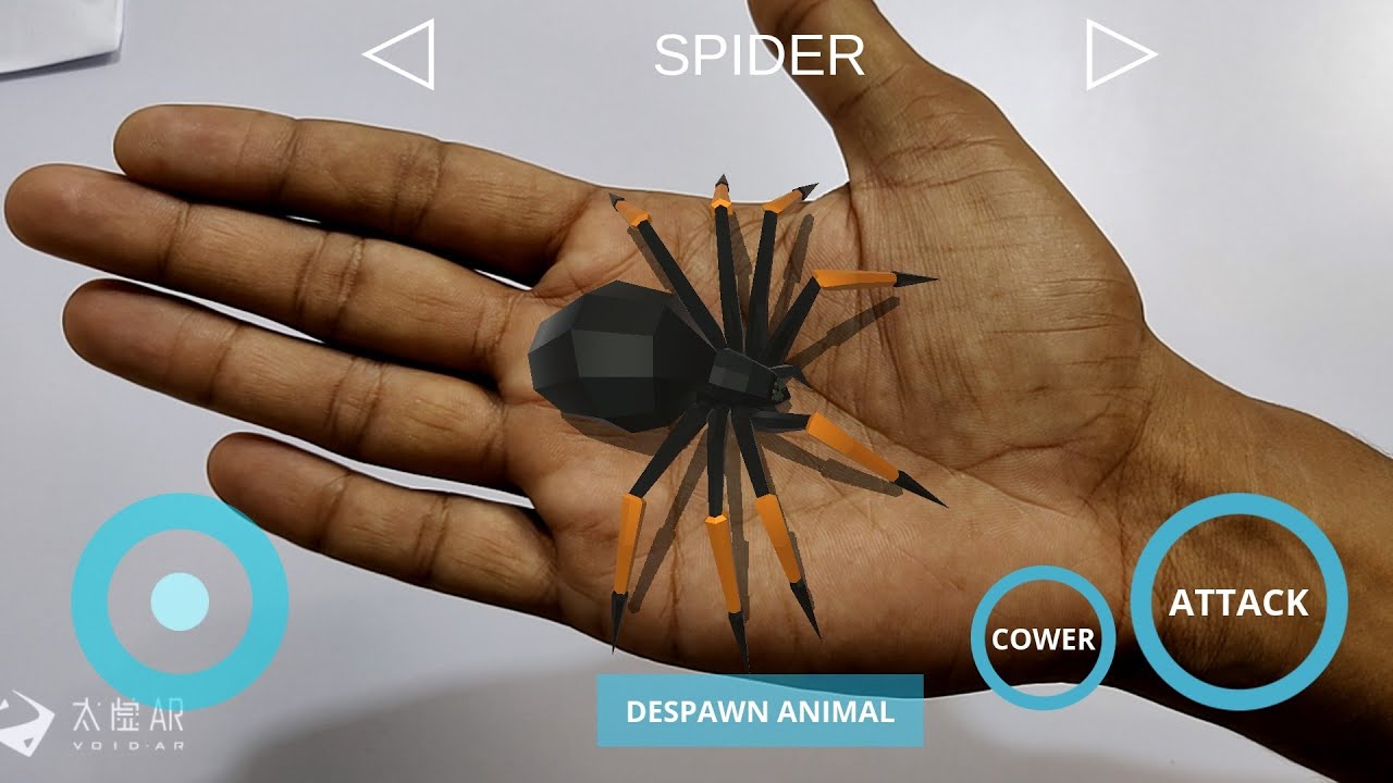 Wild Animals AR Android App for kids Education - YouTube