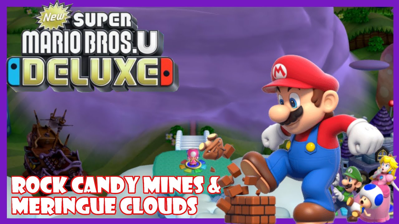 New Super Mario Bros U Rock Candy Mines