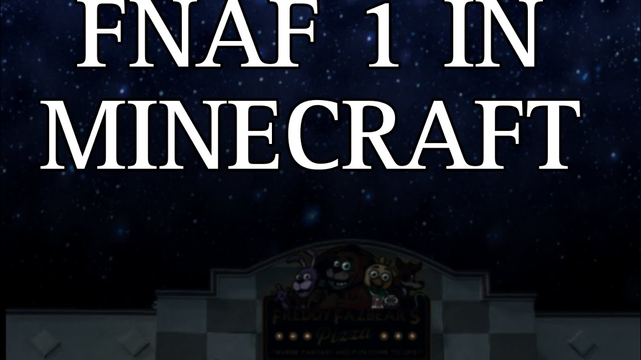 Building FNAF 1 ON MINECRAFT - YouTube