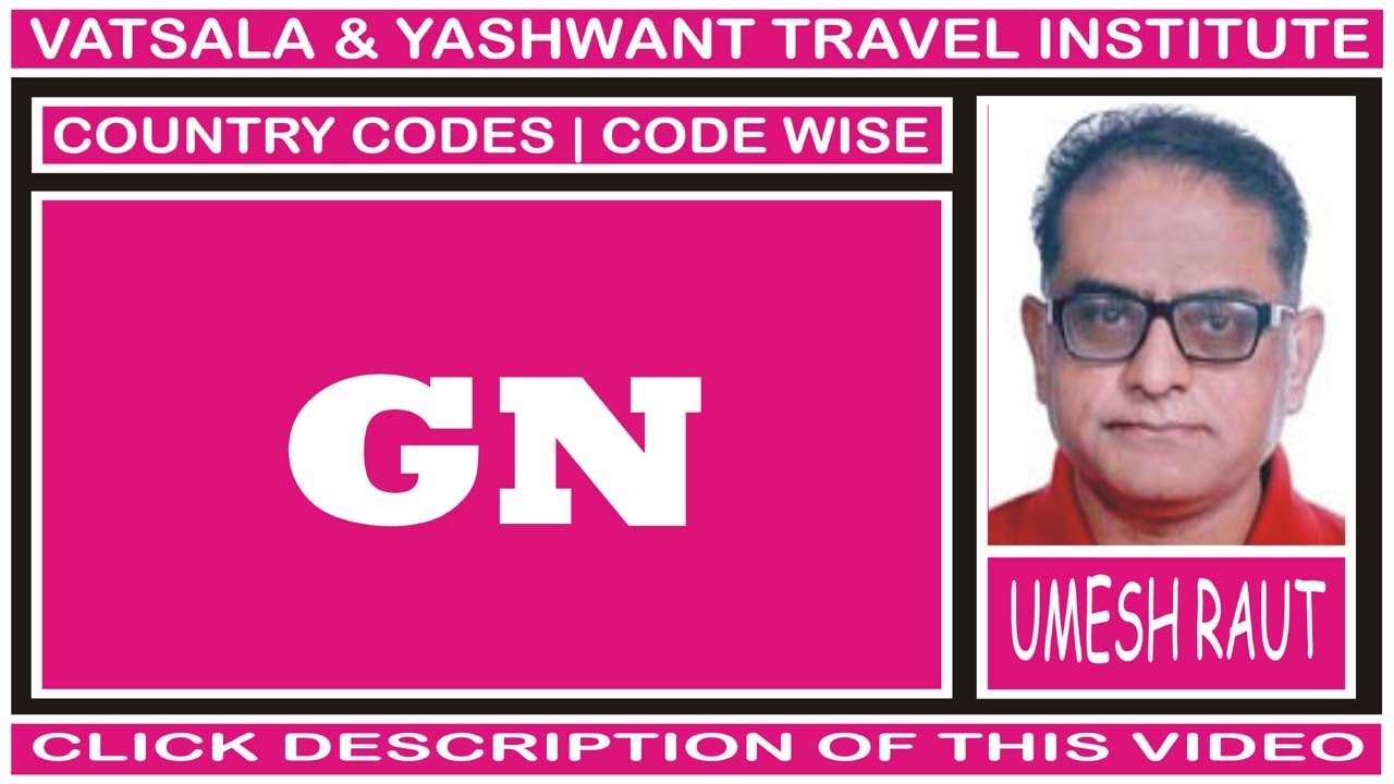 GN | COUNTRY CODES | CODE WISE - YouTube