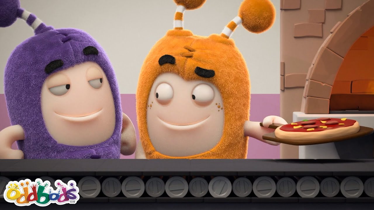 Pizza Process 🍕 | ODDBODS 😂 | Old MacDonald's Farm | Funny Cartoons for ...