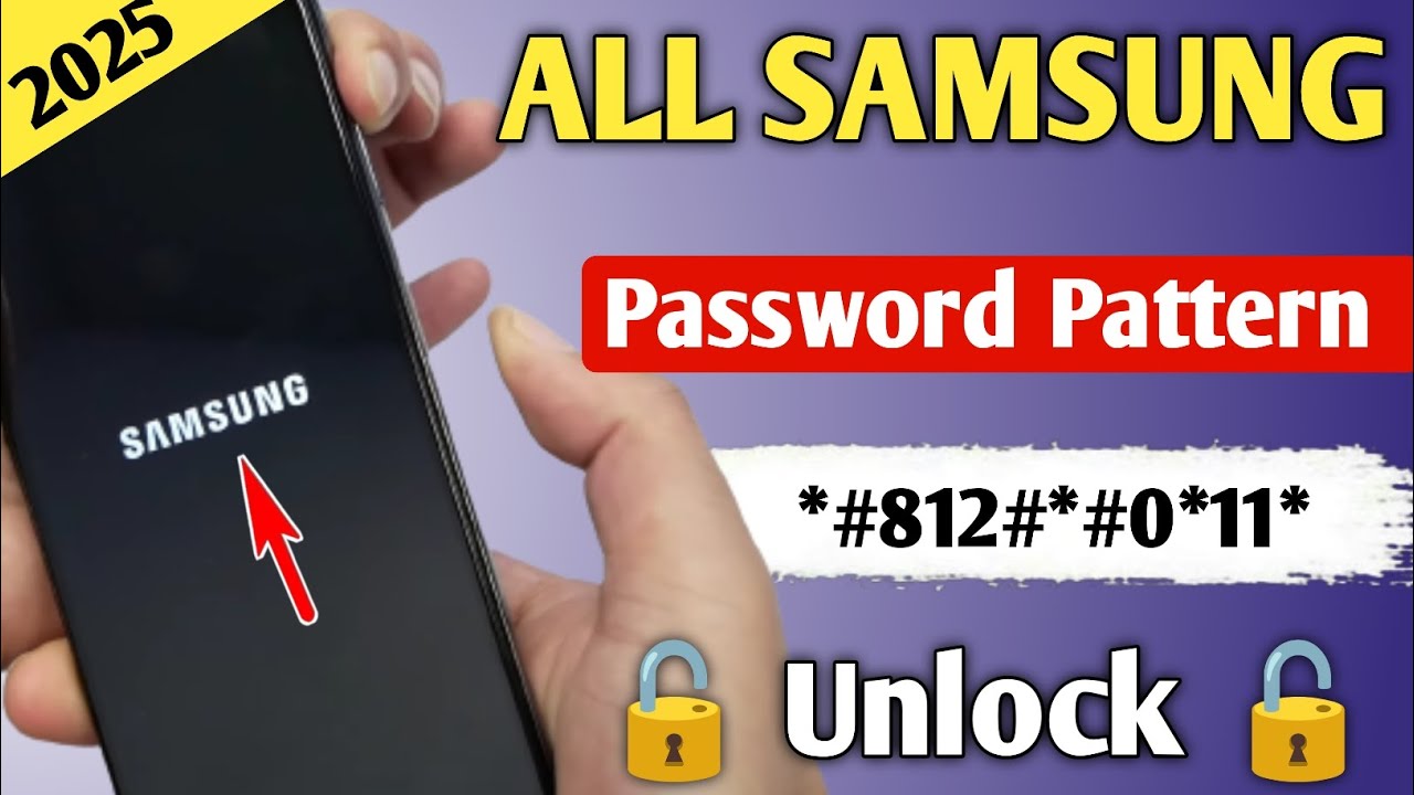 🔥🔥Samsung Mobile Ka Lock Kaise Tode || How To Unlock Samsung All Phone Forgot Password || 2025 ...