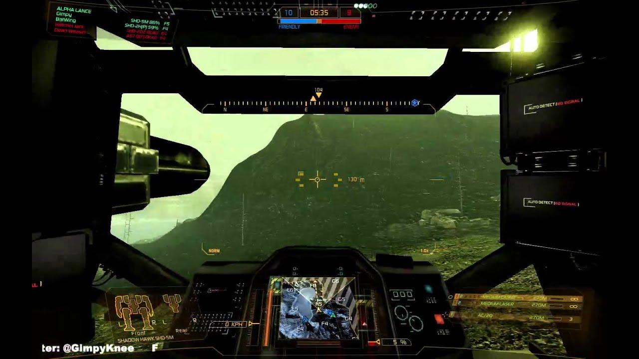 MechWarrior Online: Commando Hunting with a Shadow Hawk, SHD-5M - YouTube