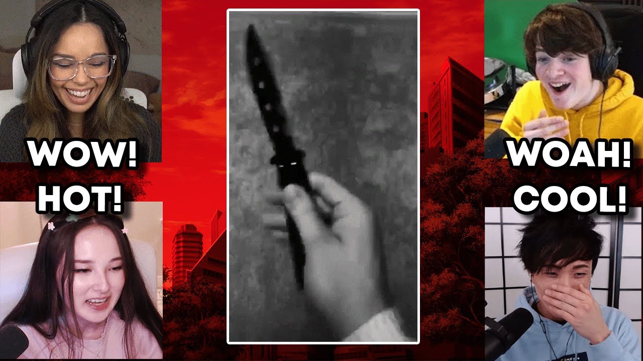 Corpse shows his knife flipping skills again and everyone goes crazy ...