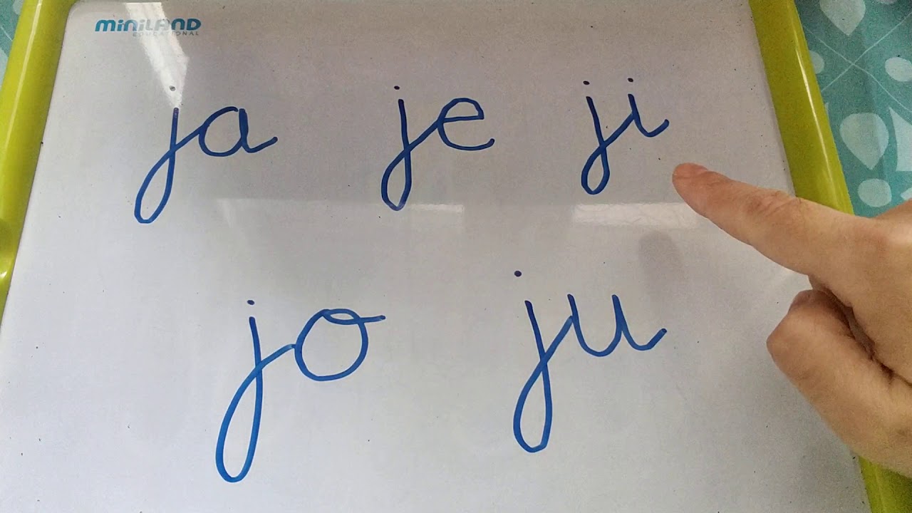 lectura j minúscula - YouTube