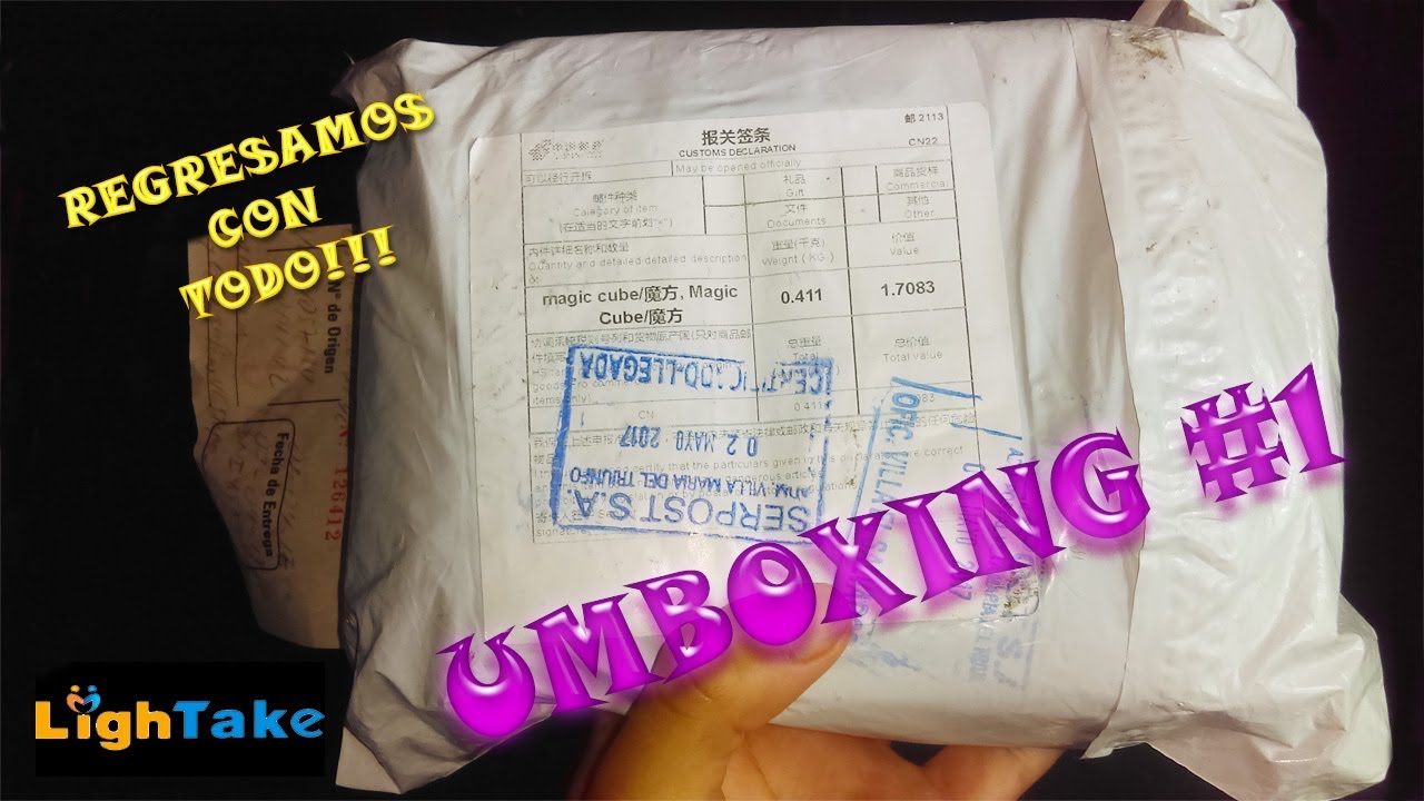 Primer Unboxing de LIGHTAKE!!!/en HD | DR Cuber - YouTube