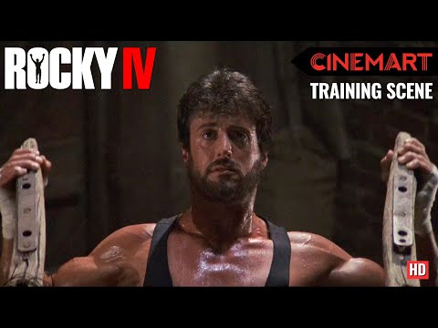 ROCKY IV (1985) | Training Scene | Training Montage Scene HD