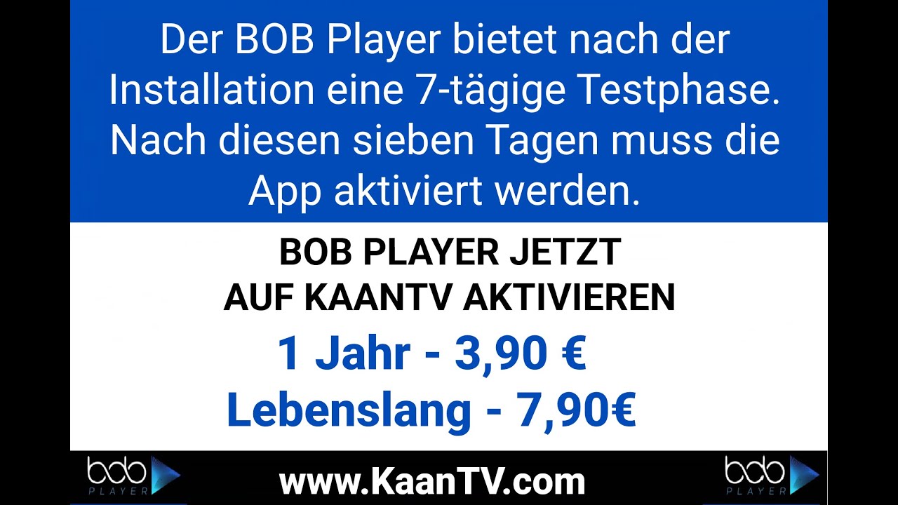 BOB Player auf Fire TV Stick installieren & aktivieren 🔥 Offizielle ...