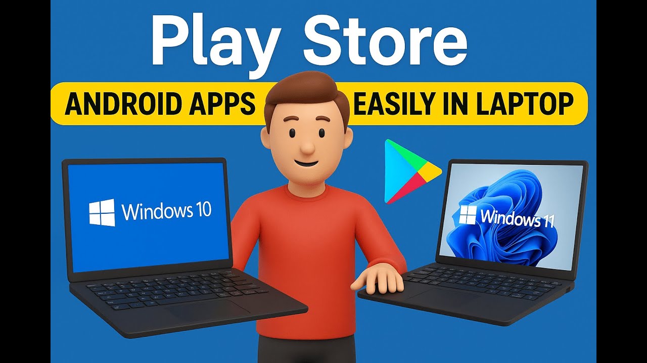 How to install Play Store in laptop 100% Work in windows || Easily work ...