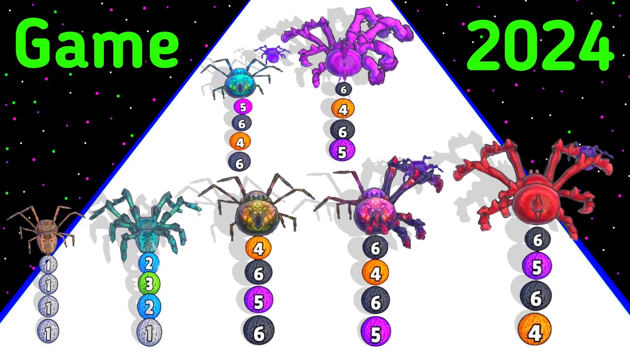 Spider Evolution 3D Level Up Spider Run Max Level Gameplay (Updated ...