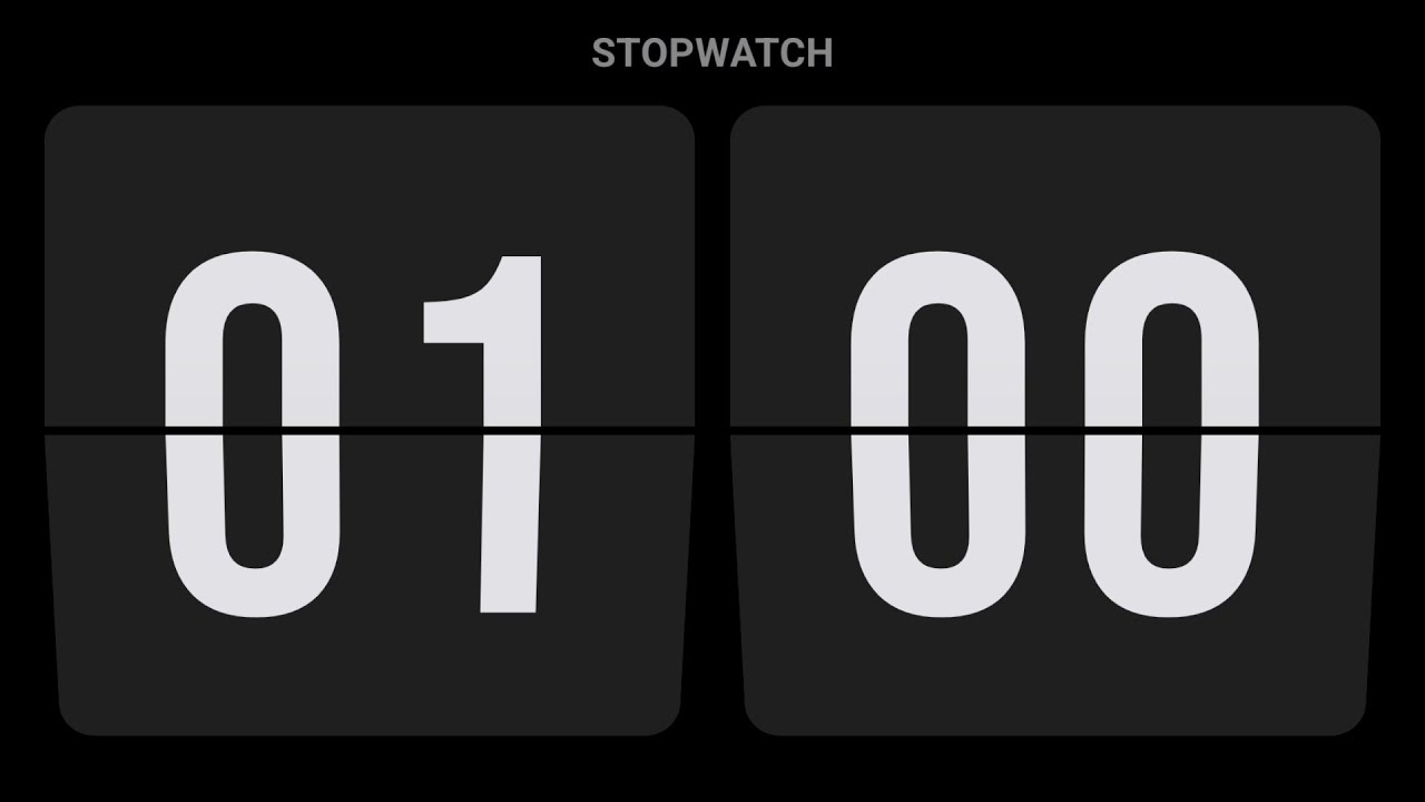 1 Minute Stopwatch Timer | Perfect for Study, Exercise, & Focus | All ...