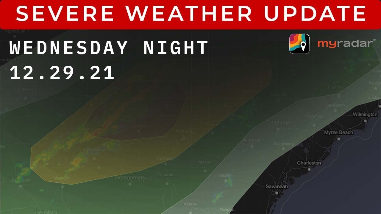 Severe Weather Update | Wednesday Night | December 29, 2021 - YouTube