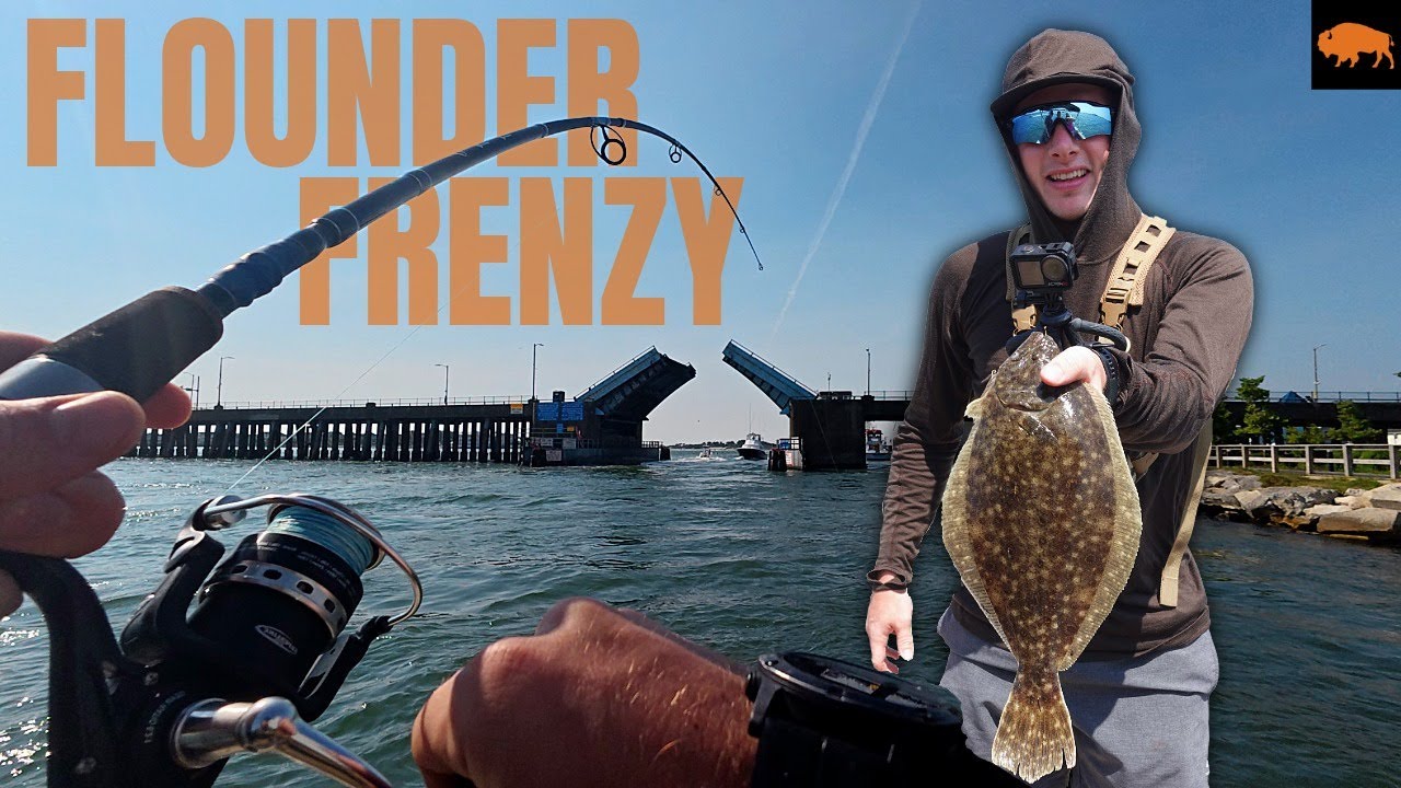 Flounder FRENZY | Ocean City Blue Crab & Flounder Fishing - YouTube