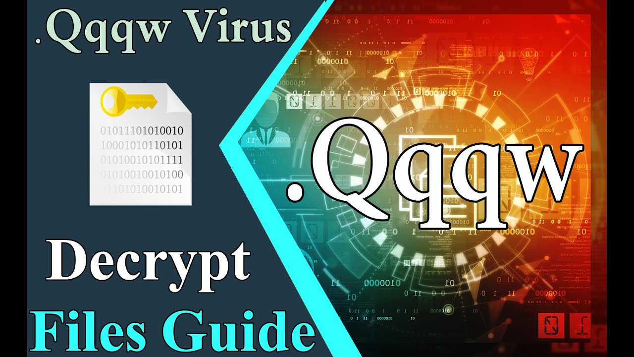How to recover Qqqw (ransomware) files, Decrypt .qqqw files - YouTube