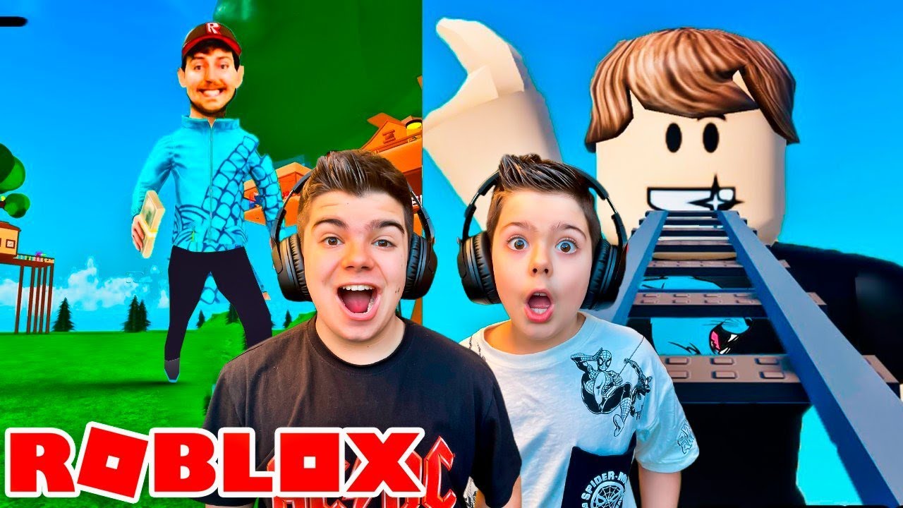 LOS JUEGOS MÁS RAROS DE Mr.BEAST EN ROBLOX!!! - YouTube