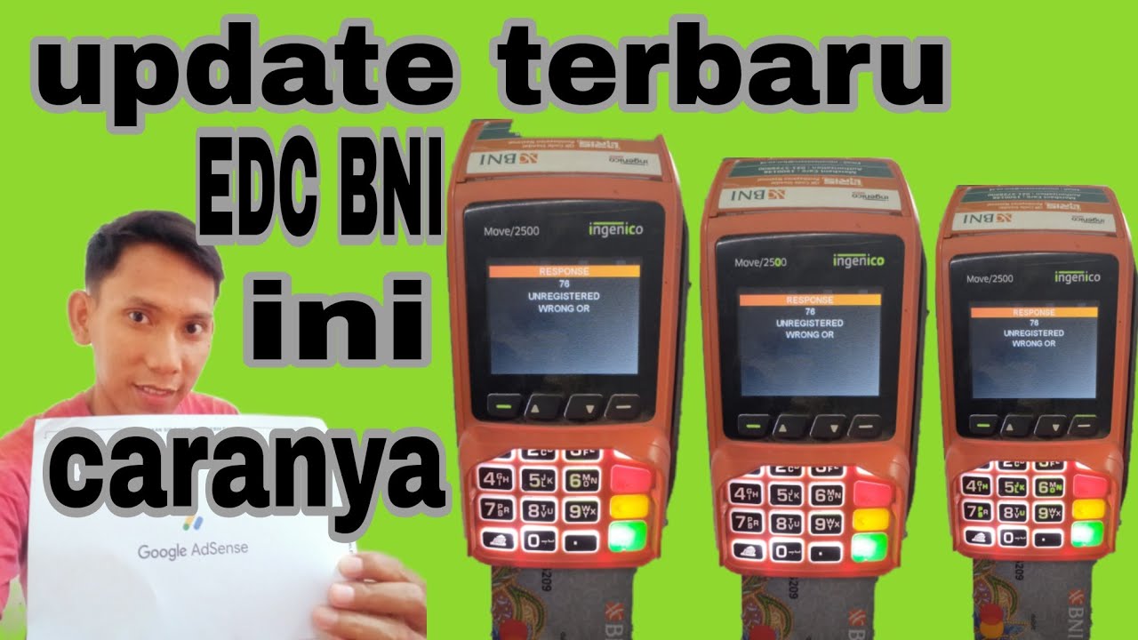 Tutorial upgrade mesin EDC BNI ke 047, agar bisa tarik tunai semua bank #tutorial #edc #bni46 ...