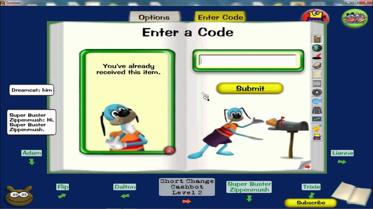Free gift on Toontown - YouTube