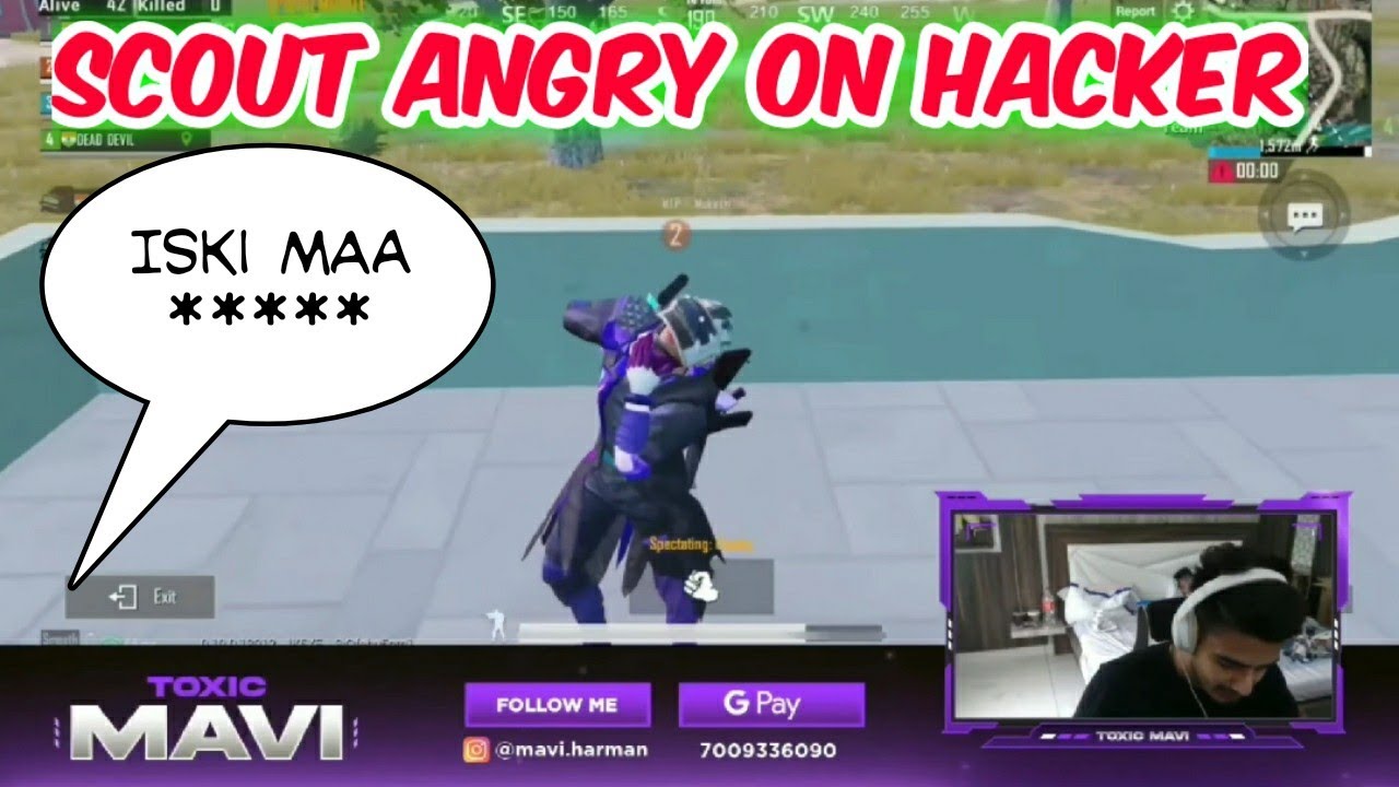 Scout Angry On Hacker | Scout Angry Moments - YouTube