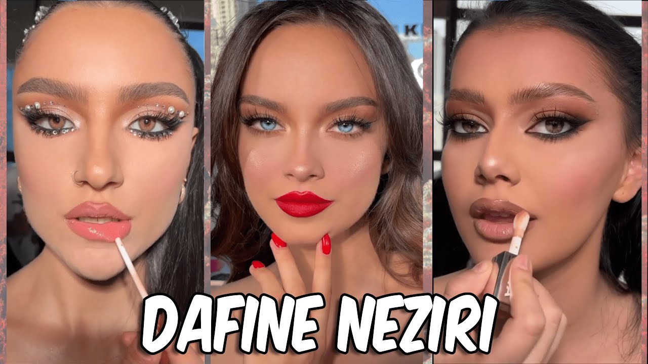 Dafine Neziri Makeup Looks and Tutorials | 2022 Compilation - YouTube