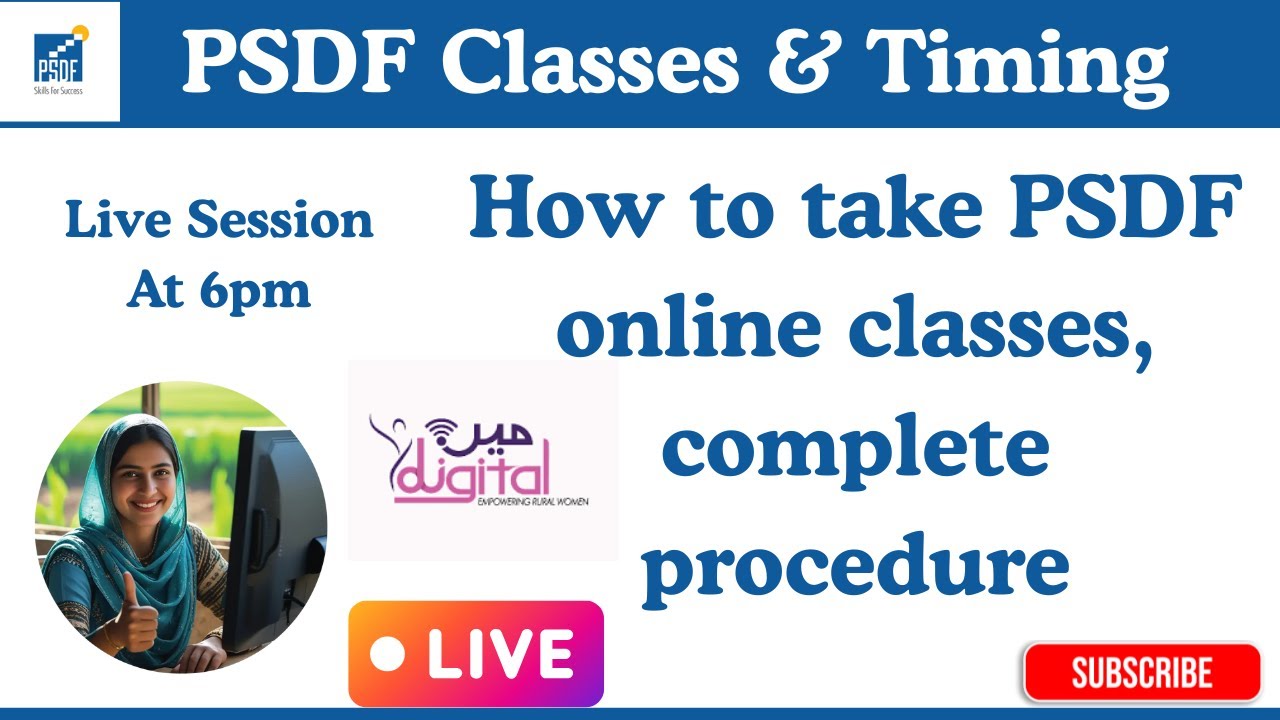 How we Take PSDF online classes on PSDF LMS Portal #jobapply #psdf2025 ...