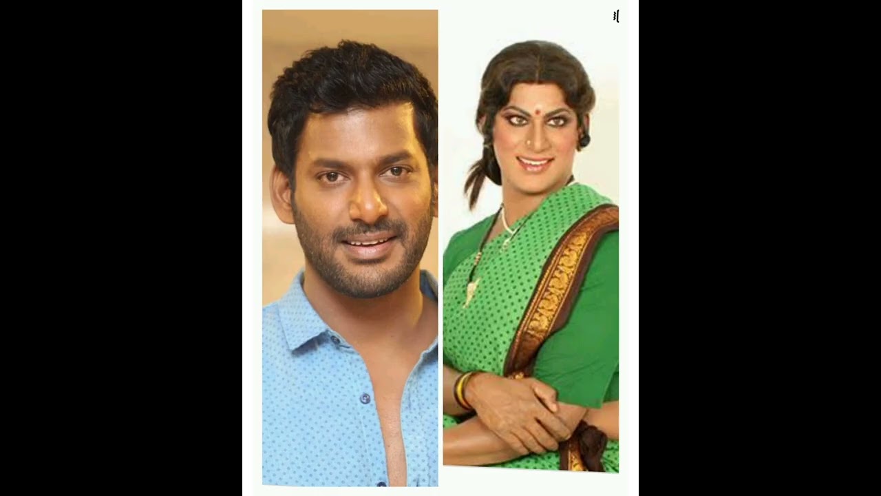 💫💞😘All actors in lady getup 💞💫😘 Vijay sethupathi,Suriya, Rajini,Vikram ...